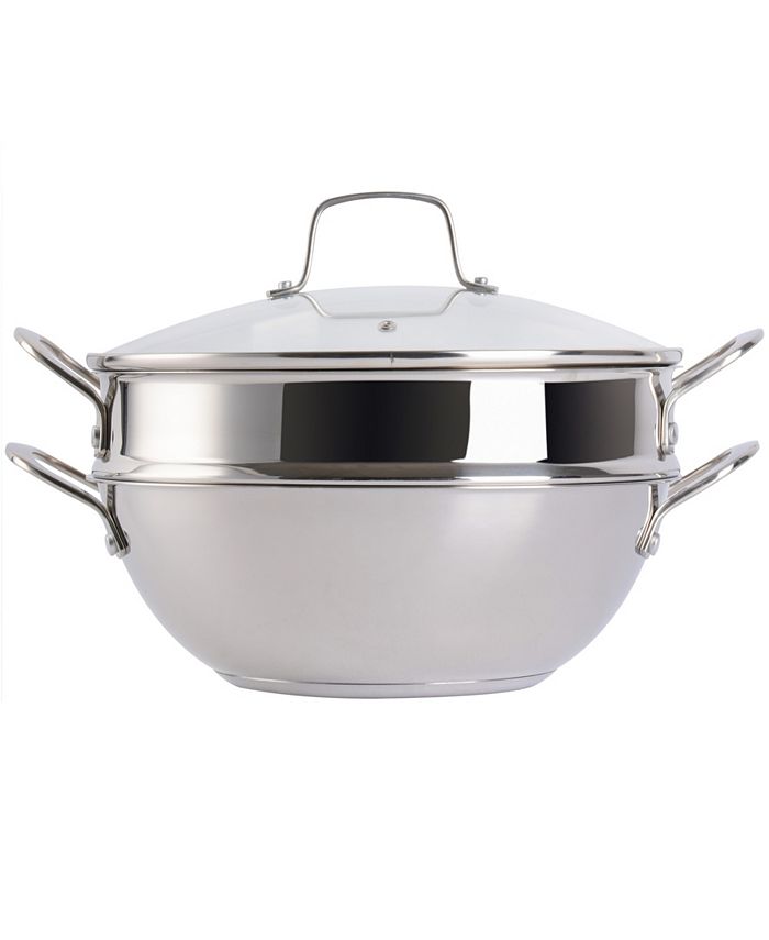 Martha Stewart Collection Castelle Stainless Steel 12" Essential Pan ...