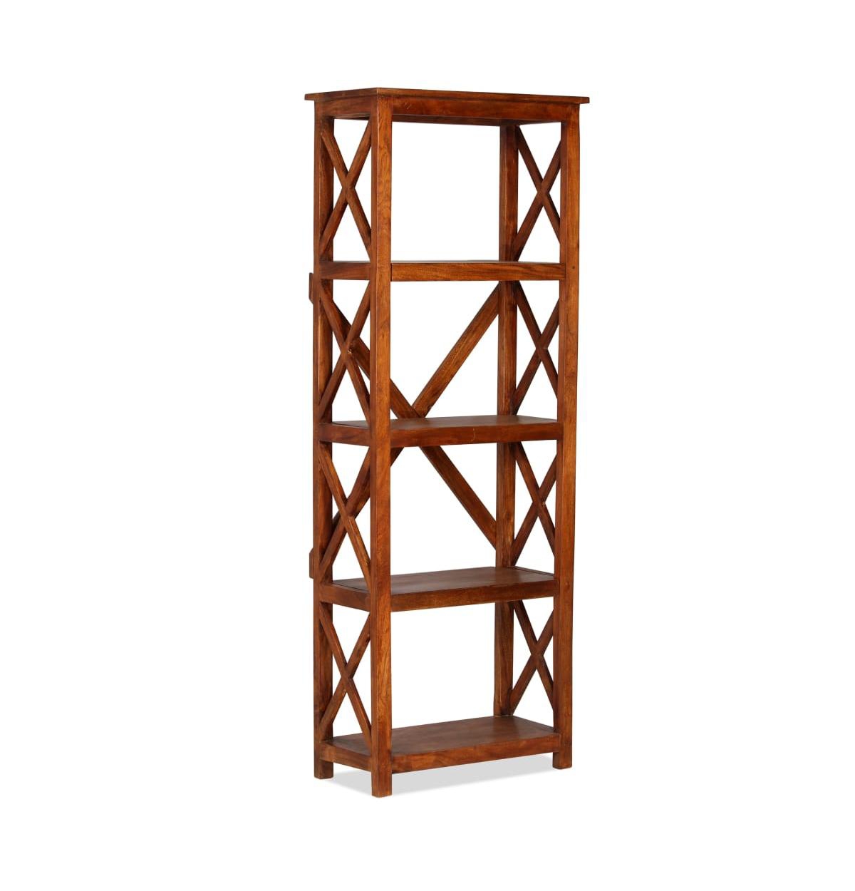 Click here for Bookshelf Solid Acacia Wood Honey Finish 23.6x11.8... prices
