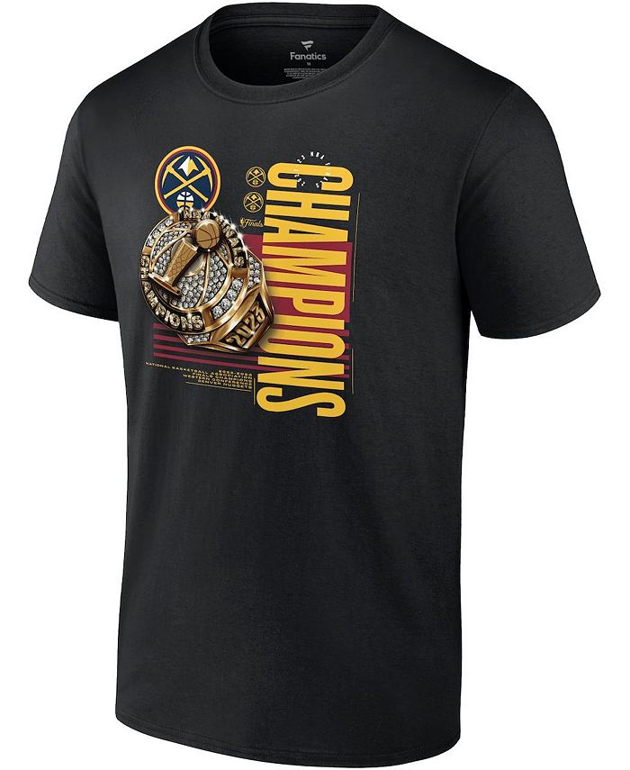 Fanatics Men's Black Denver Nuggets 2023 NBA Finals Champions Slam ...
