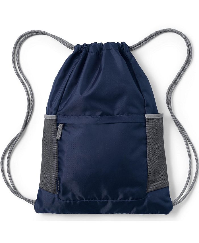 Lands' End School Uniform Kids Packable Drawstring Bag - Macy's