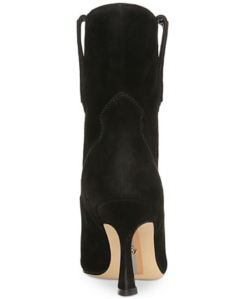 Sam Edelman Women's Moe Pointed-Toe Pull-On Western Boots - Macy's