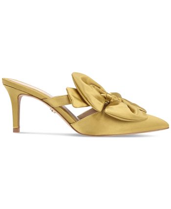 Sam Edelman Women's Veranda Bow Pointed-Toe Evening Mules - Macy's