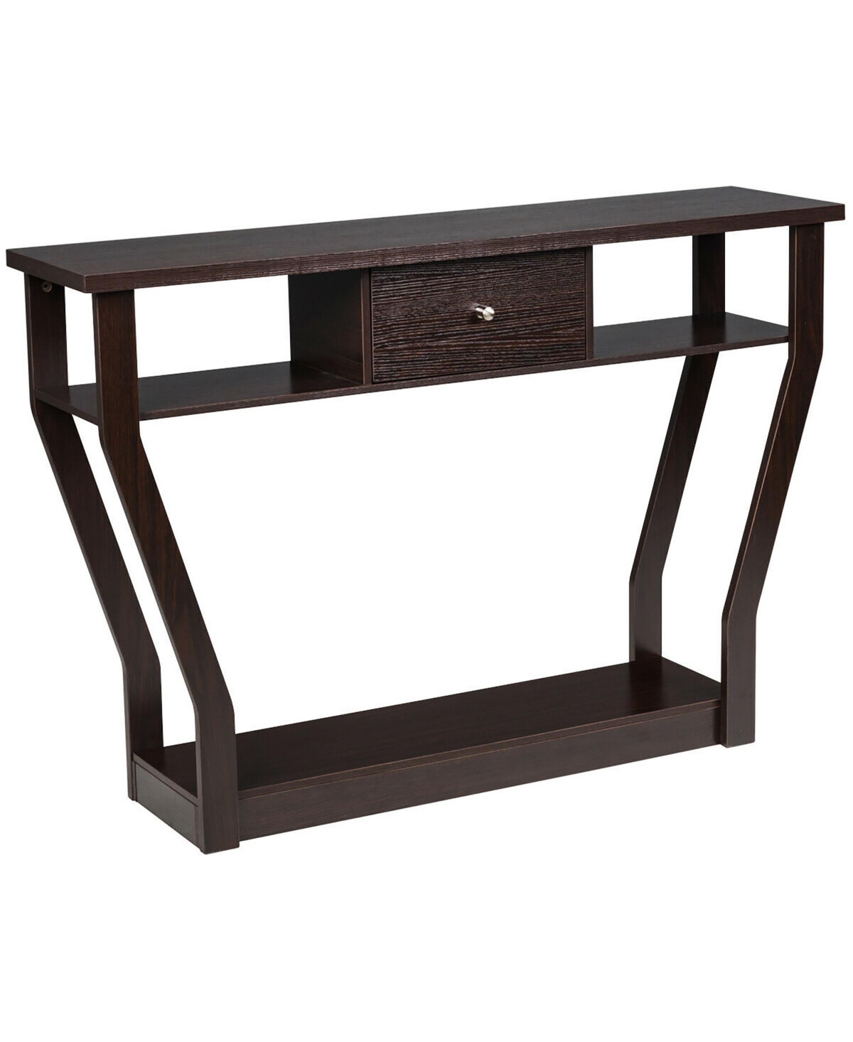 Click here for Costway Modern Sofa Accent Table with Drawer Entry... prices