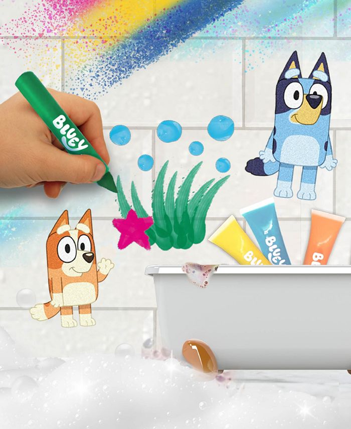 Bluey Creative Bath Coloring Set, 10 Piece - Macy's