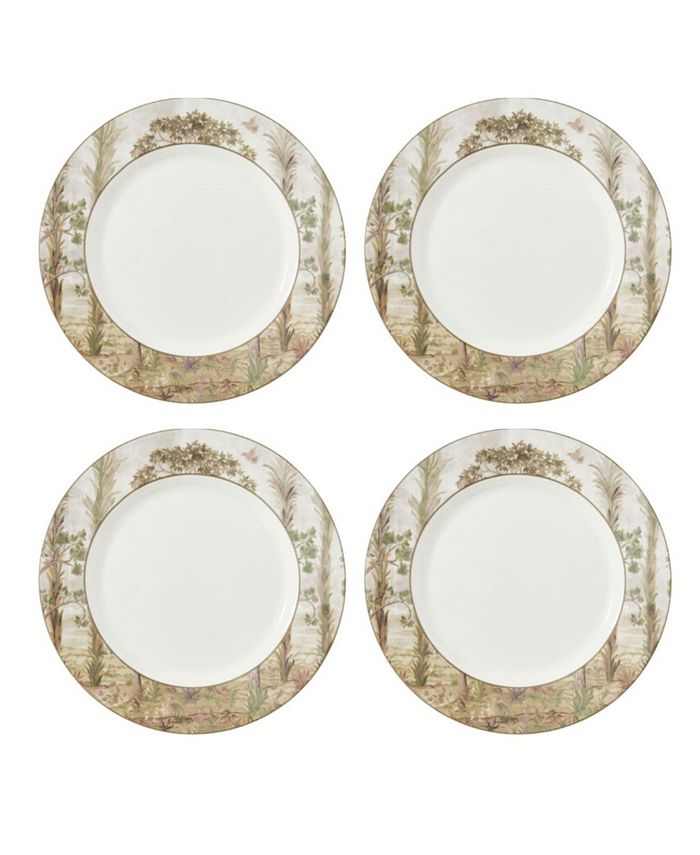 Kit Kemp for Spode Tall Trees 4 Piece Dinner Plates Set, Service for 4 ...