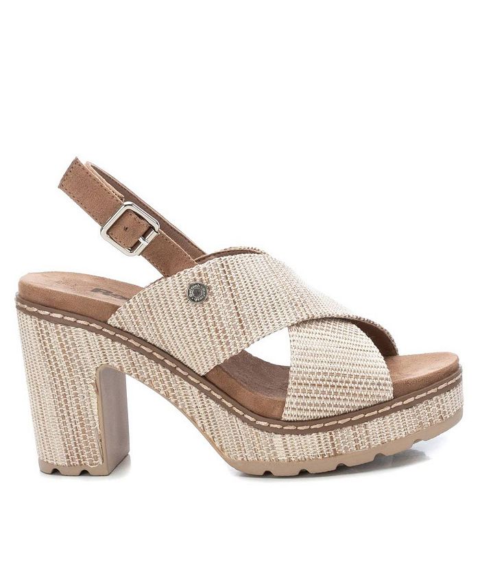 XTI Women's Heeled Platform Sandals By - Macy's