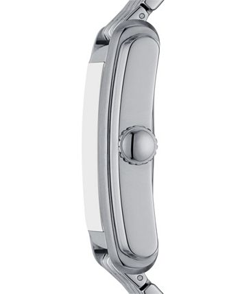 Fossil Men's Carraway Three-Hand Silver-Tone Stainless Steel Watch ...