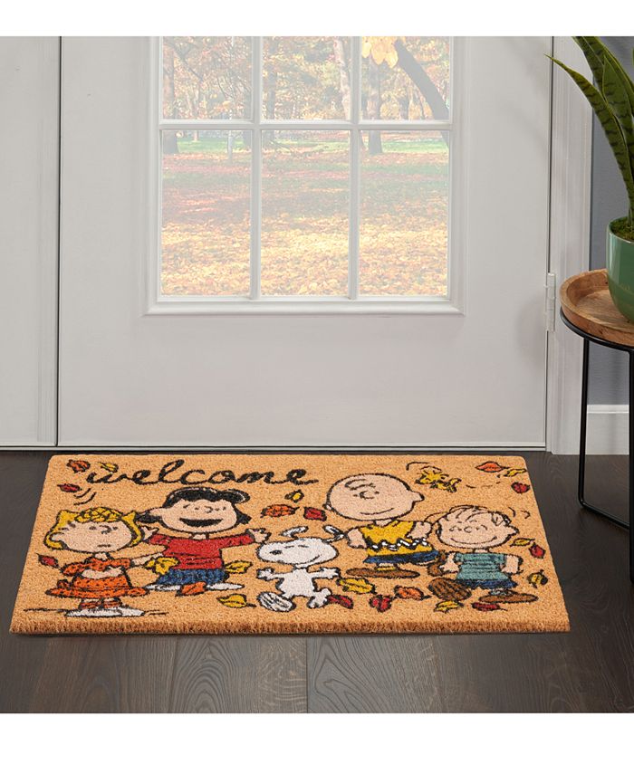 Nourison Home Nourison Peanuts Welcome Door Mat - Macy's