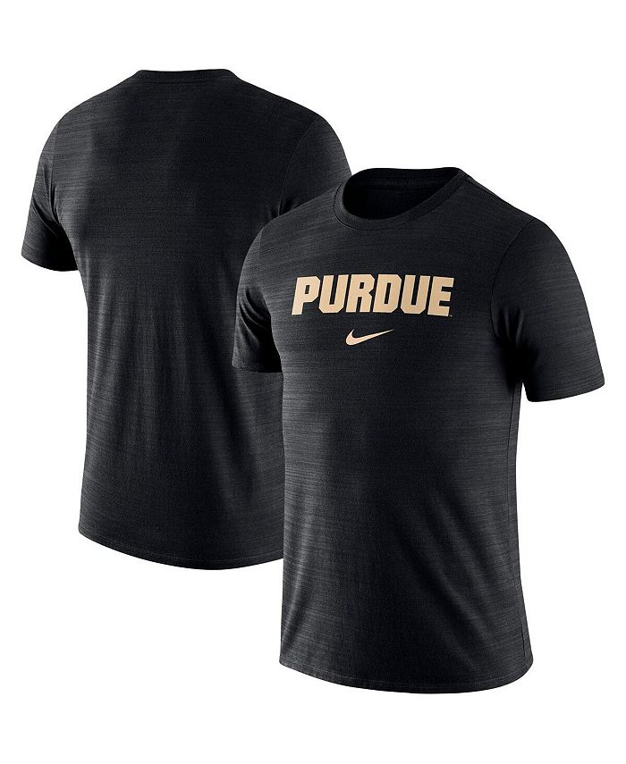 Nike Men's Black Purdue Boilermakers Team Issue Velocity Performance T ...