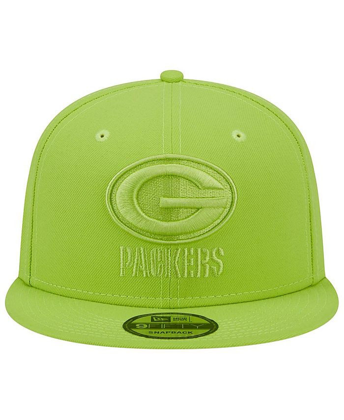 New Era Men's Neon Green Green Bay Packers Color Pack Brights 9FIFTY ...