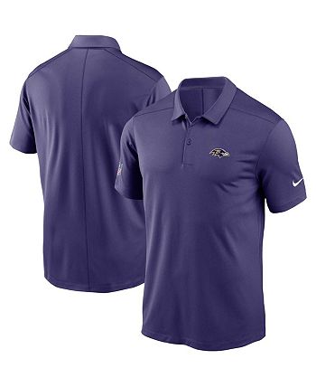 Nike Men's Purple Baltimore Ravens Sideline Victory Performance Polo ...