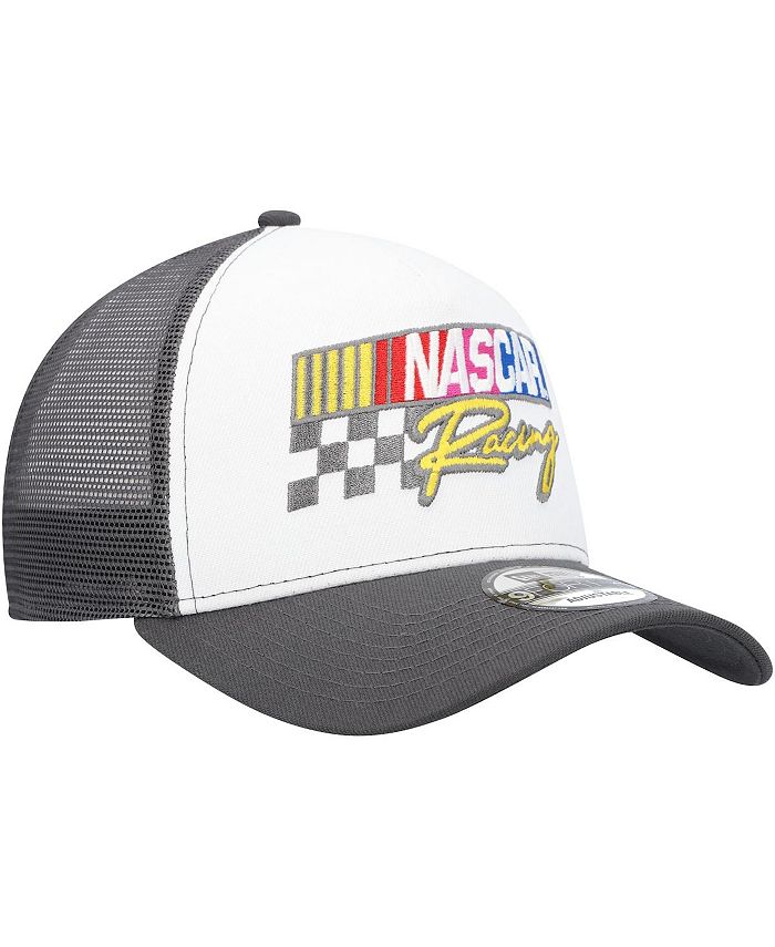 New Era Men's Graphite NASCAR A-Frame 9FORTY Snapback Hat - Macy's