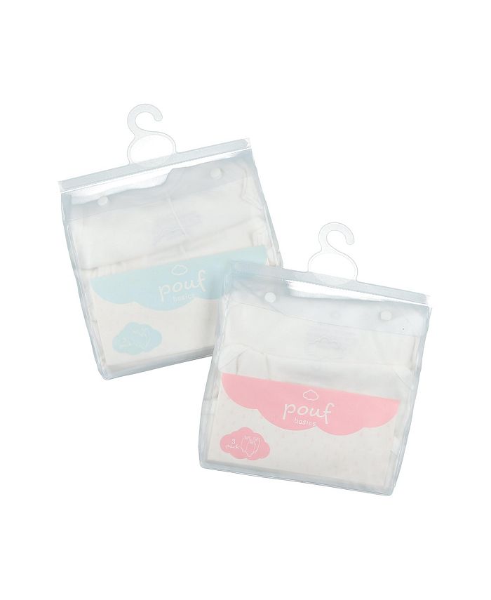 Pouf Machine Washable Infant Girls Cotton/Spandex Baby Girl Undershirts ...