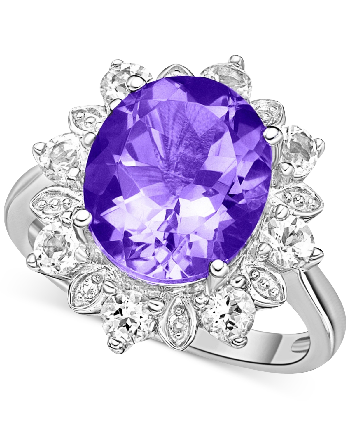 Click here for Amethyst (4-1/2 ct. t.w.) & White Topaz (7/8 ct. t... prices