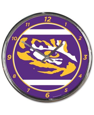 Wincraft LSU Tigers Chrome Wall Clock - Macy's