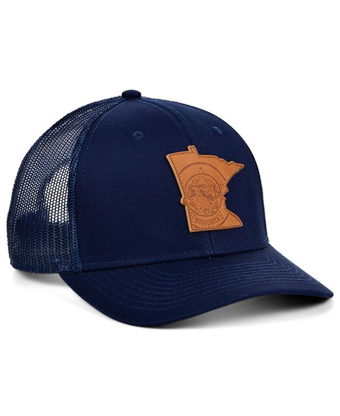Local Crowns Men's Navy, Navy Minnesota Statement Trucker Snapback ...