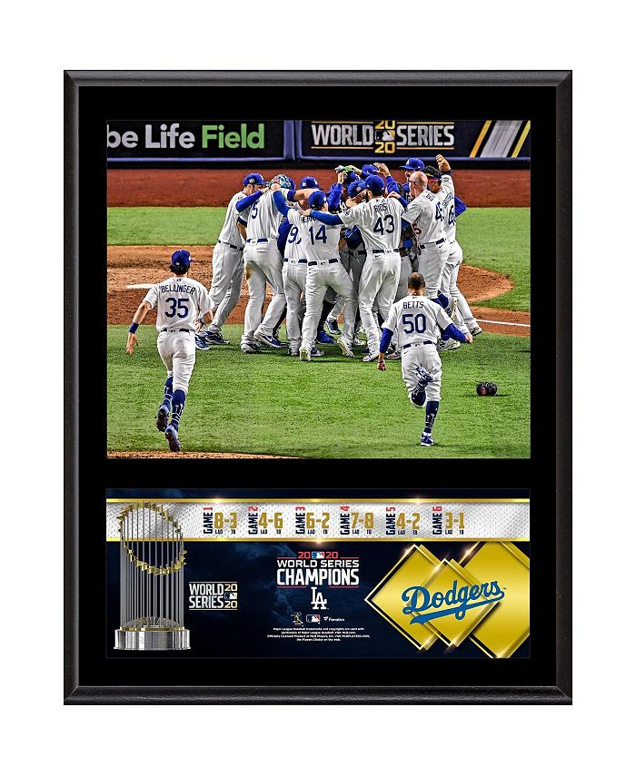 Fanatics Authentic Los Angeles Dodgers 12" x 15" 2020 MLB World Series ...