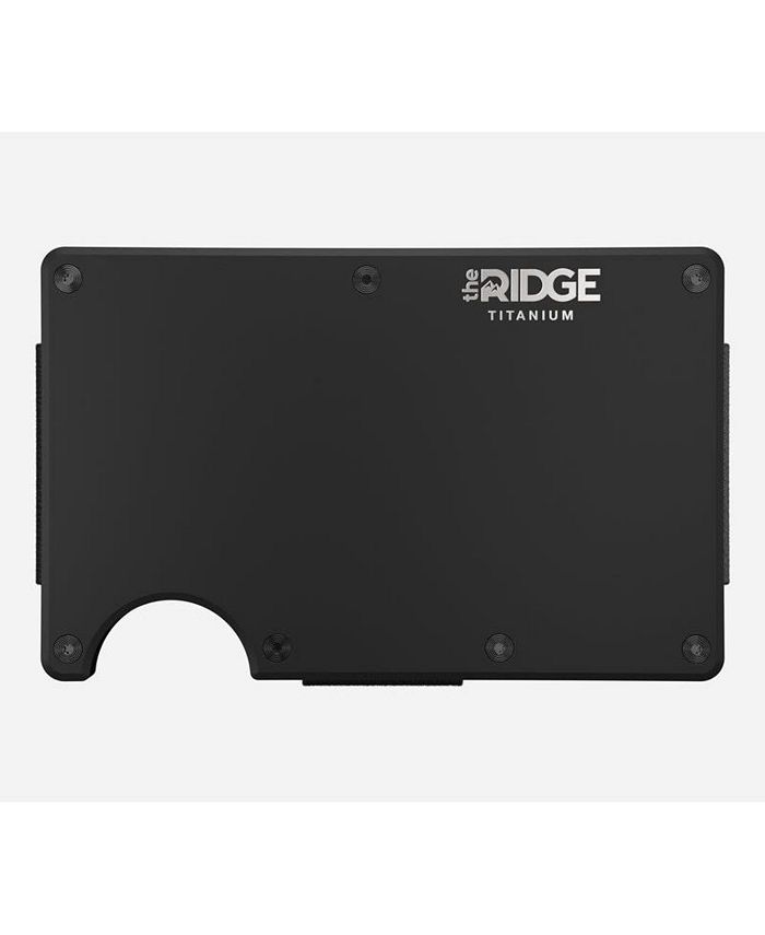 The Ridge Titanium Matte Black: Money Clip Wallet - Macy's