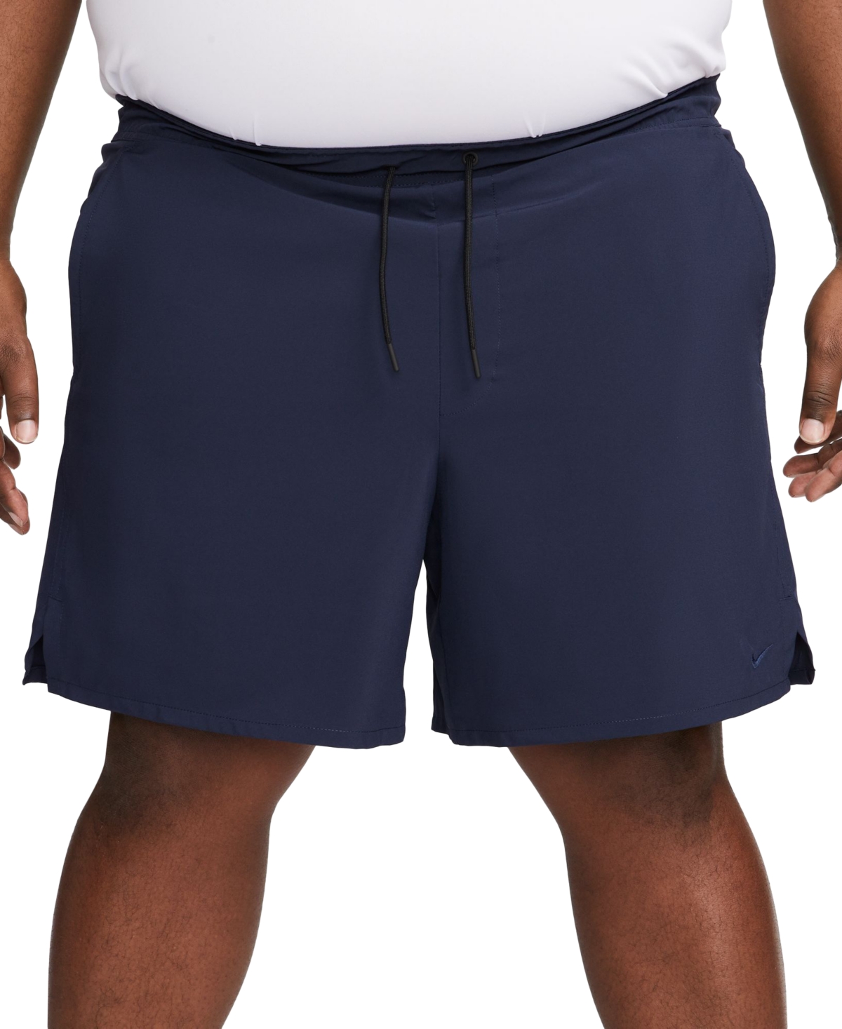Nike Mens Unlimited Dri-fit Unlined Versatile 7 Shorts - Obsidian/black/obsidian