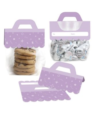 Big Dot of Happiness Purple Confetti Stars DIY Simple Party Favor Candy ...