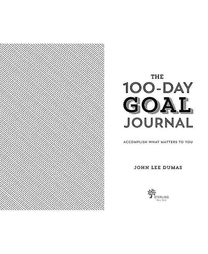 Barnes & Noble The 100-Day Goal Journal- Accomplish What Matters to You ...