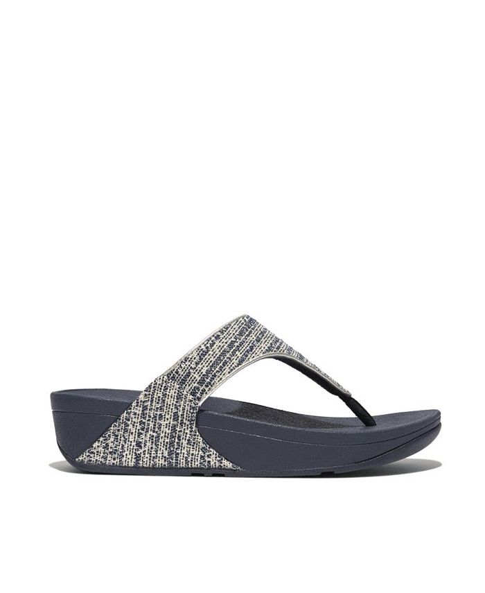FitFlop Women's Lulu Shimmer Weave Toe-Post Sandals - Macy's