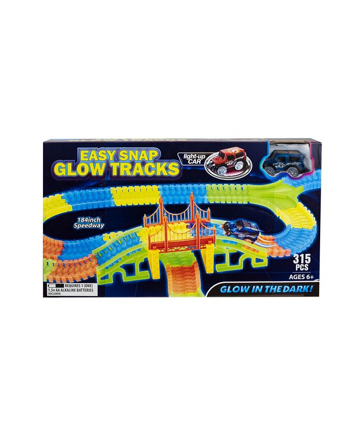 Gener8 315 Piece Glow Race Track Set - Macy's