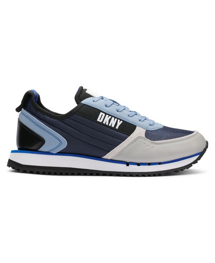 DKNY Men's Mixed Media Runner Sneakers - Macy's