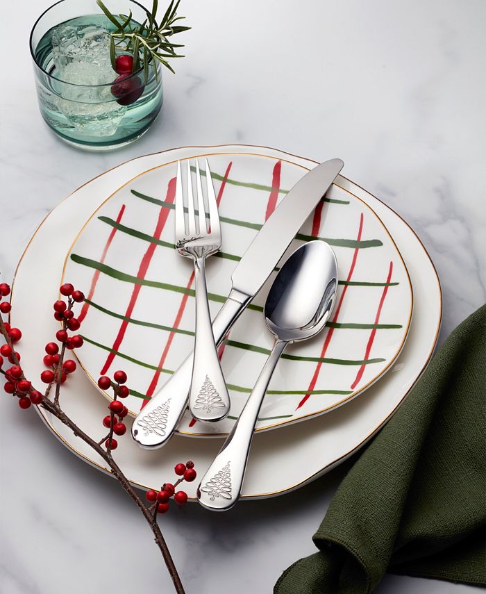 Lenox Noella 65-Piece Flatware Set, Service for 12 - Macy's