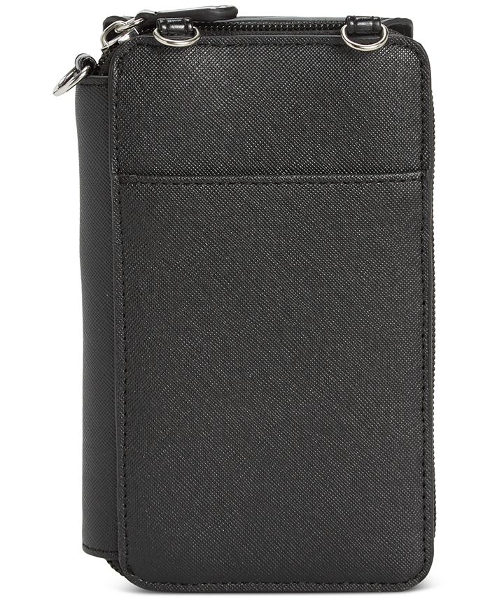 Giani Bernini Saffiano Croco Tech Crossbody Wallet, Created for Macy's - Macy's