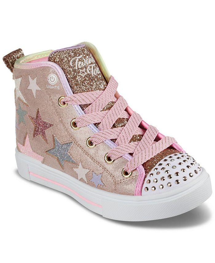 Skechers Little Girls Twinkle Toes - Twinkle Sparks - Star Glitz Light ...