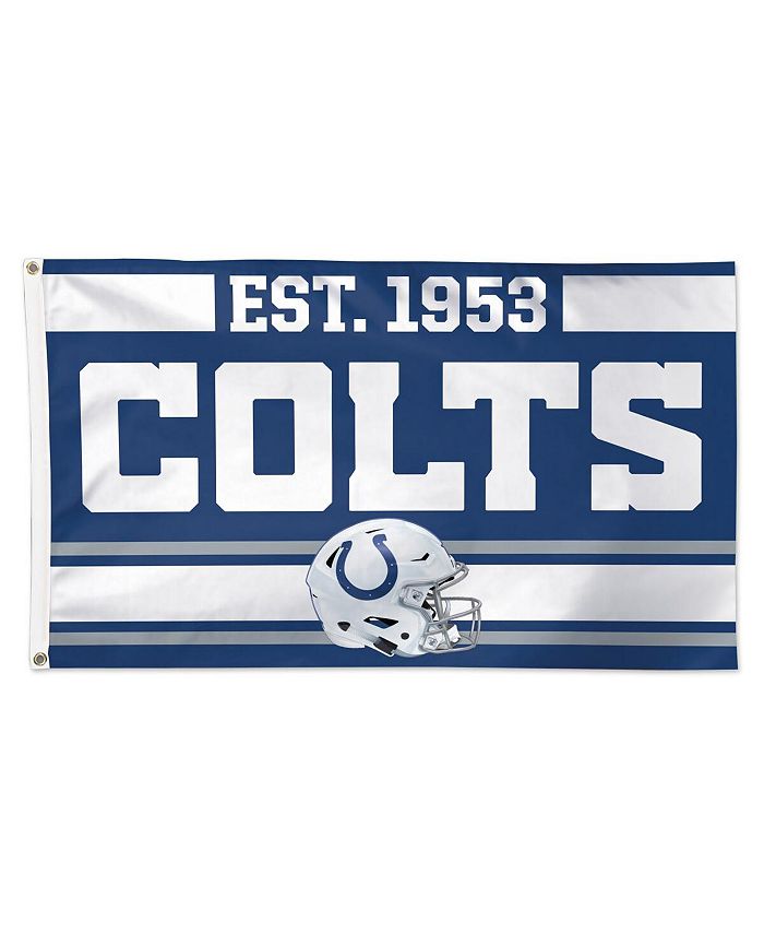 Wincraft Indianapolis Colts 3' x 5' Established 1-Sided Deluxe Flag ...