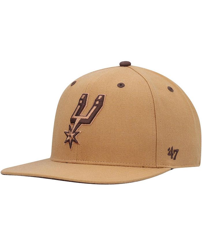 '47 Brand Men's Tan San Antonio Spurs Toffee Captain Snapback Hat - Macy's