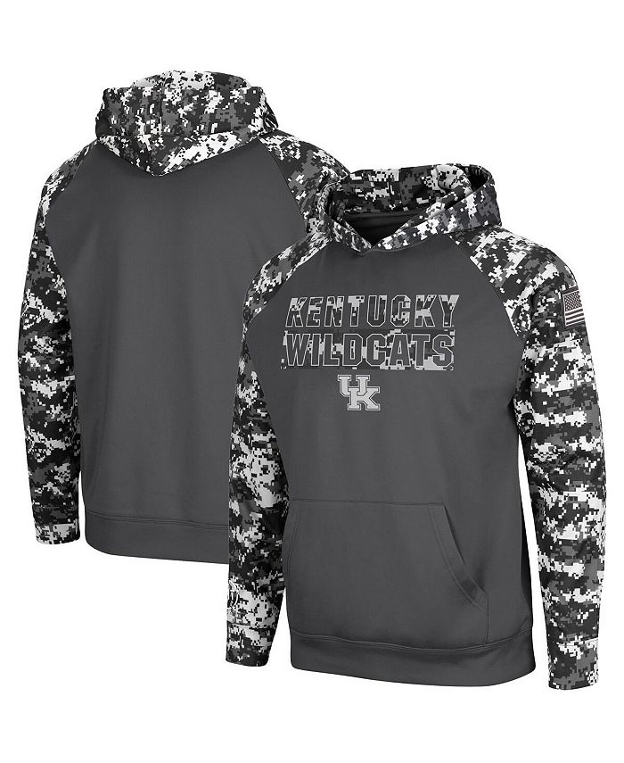 Colosseum Big Boys Charcoal Kentucky Wildcats OHT Military-Inspired Appreciation Digital Camo ...