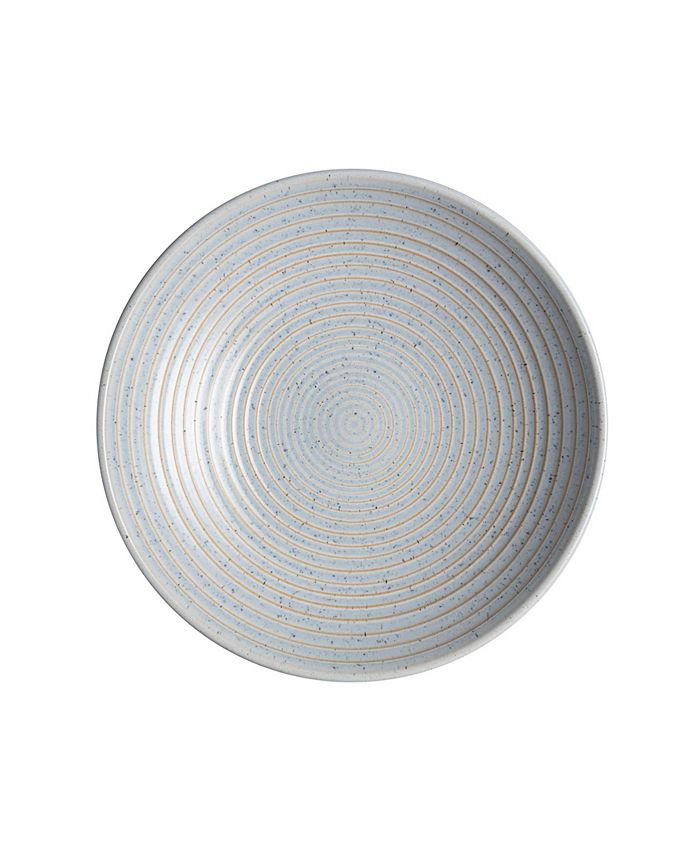 Denby Studio Blue Pebble Medium Ridged Bowl - Macy's