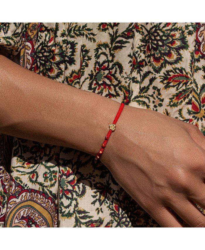 Karma and Luck Serene Soul - Chakra Red String OM Charm Bracelet - Macy's