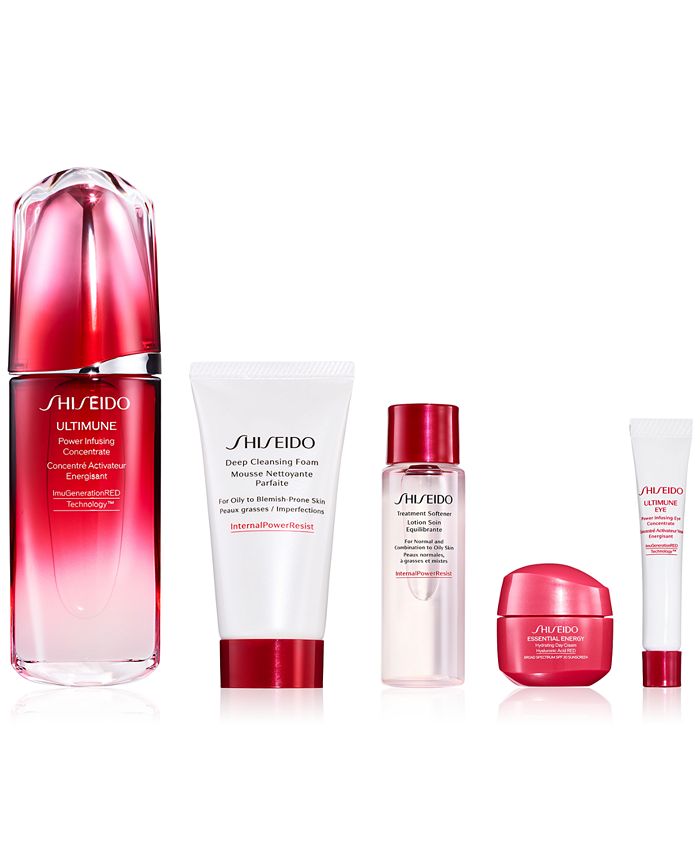 Shiseido 5-Pc. Ultimune Radiance & Hydration Skincare Set - Macy's