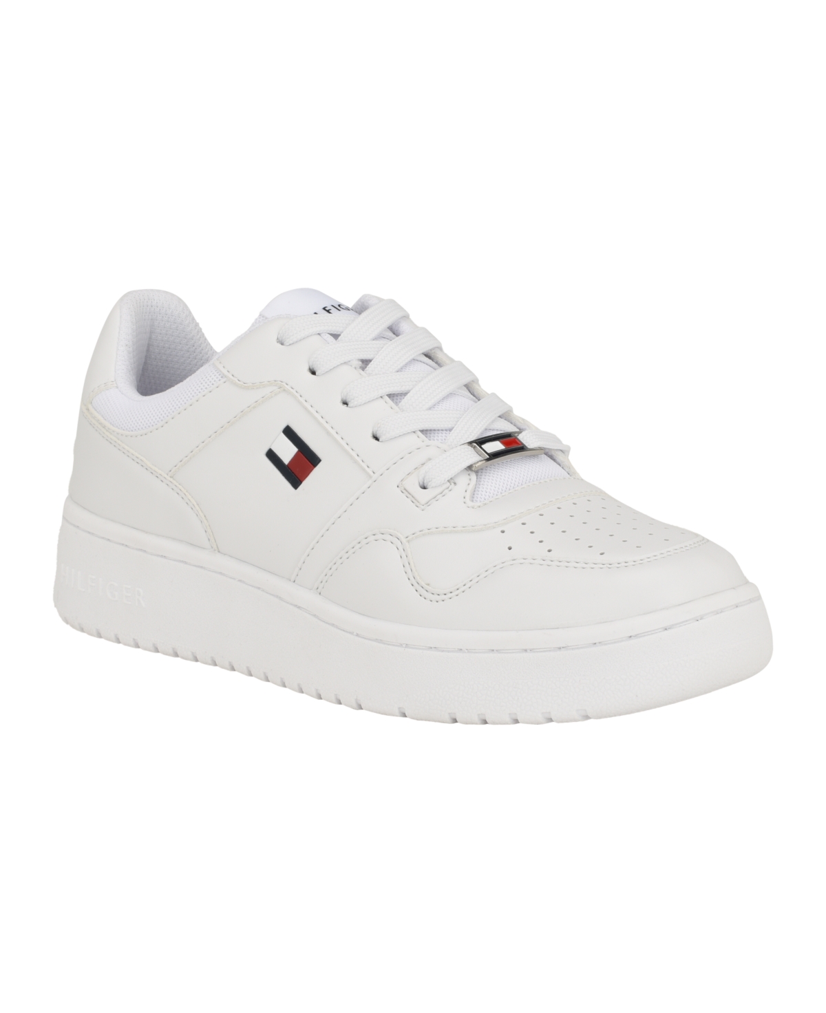 Click here for Tommy Hilfiger Womens Twigye Lace-Up Sneakers - Wh... prices