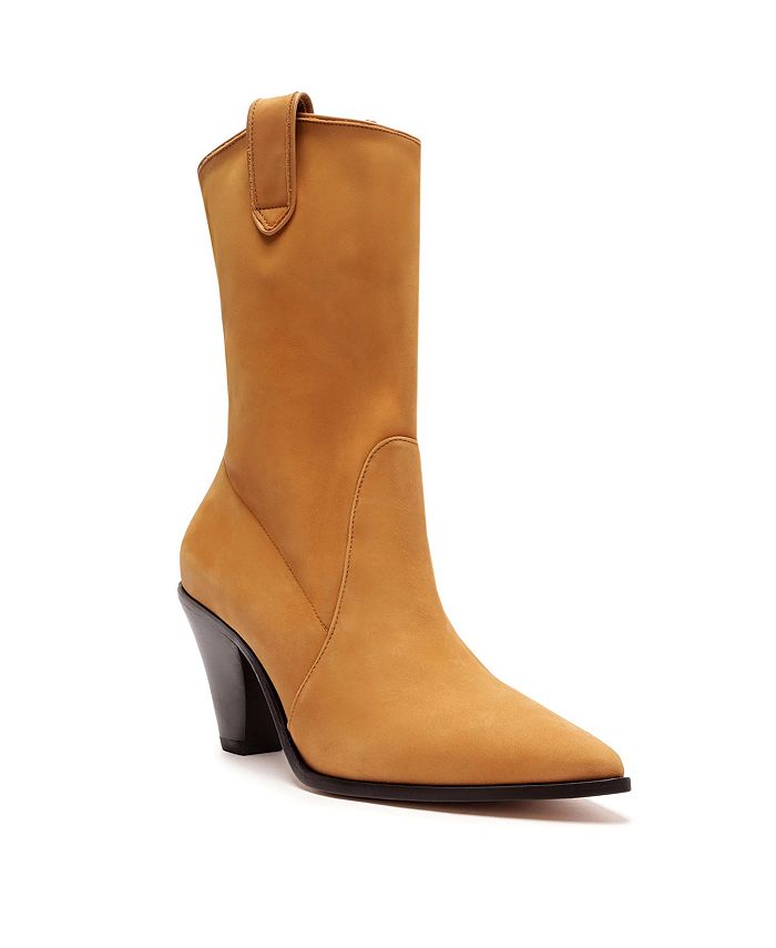 Schutz Women's Mackie Mid Block Booties - Macy's