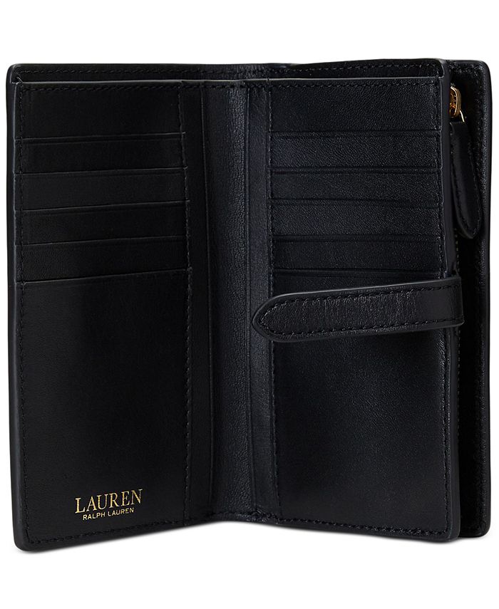 Lauren Ralph Lauren Logo Leather Wallet - Macy's