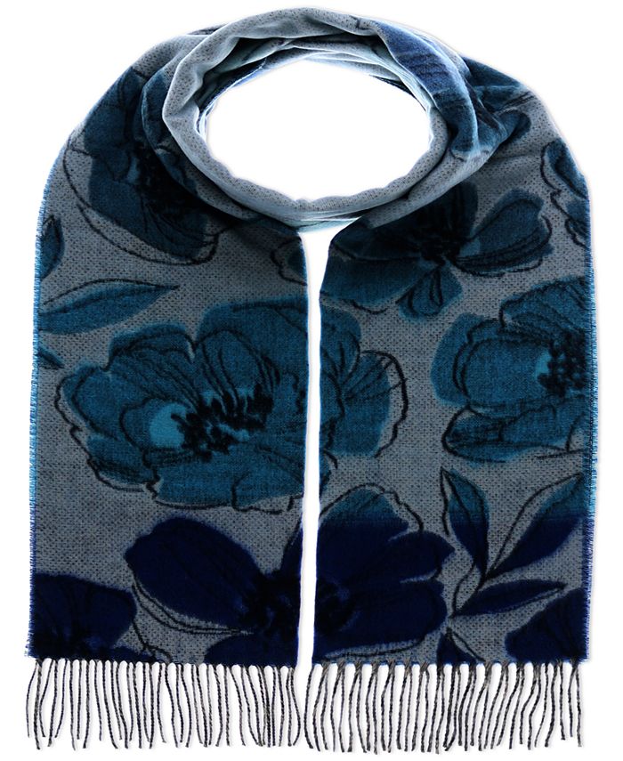 FRAAS Women's Big Floral Cashmink® Scarf - Macy's