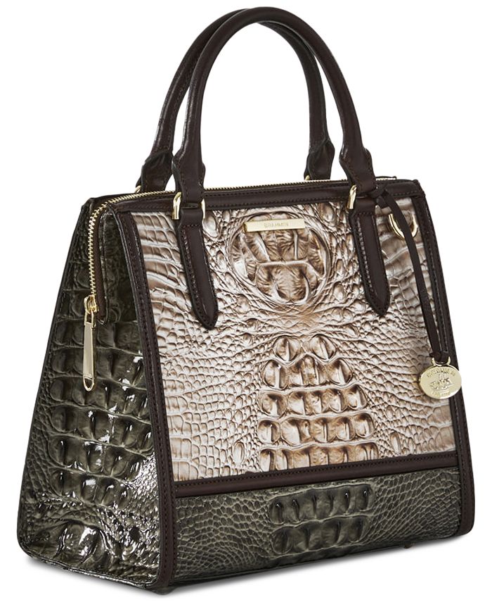 Brahmin Small Caroline Leather Satchel - Macy's