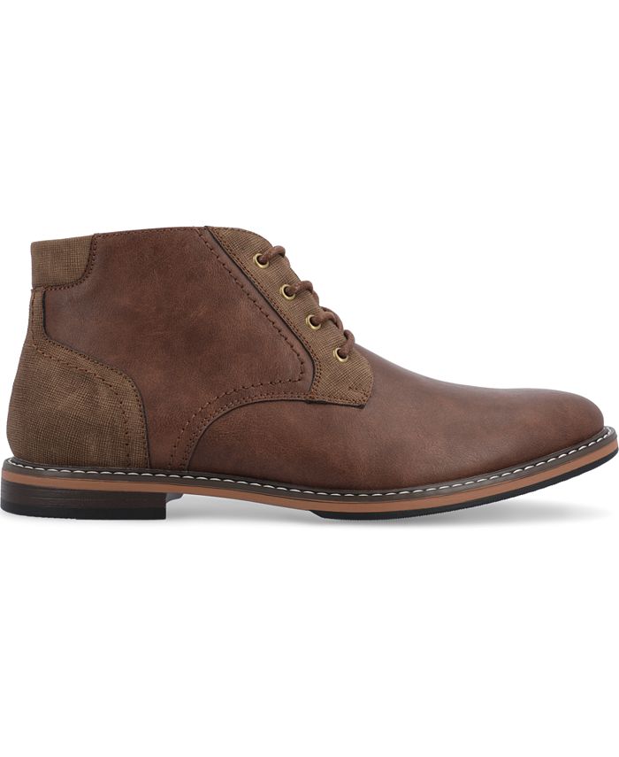 Vance Co. Men's Franco Tru Comfort Foam Lace-Up Round Toe Chukka Boots ...