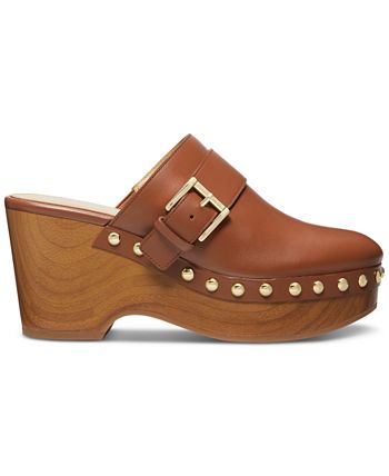 Michael Kors Women's Rye Slip-On Studded Platform Clogs - Macy's