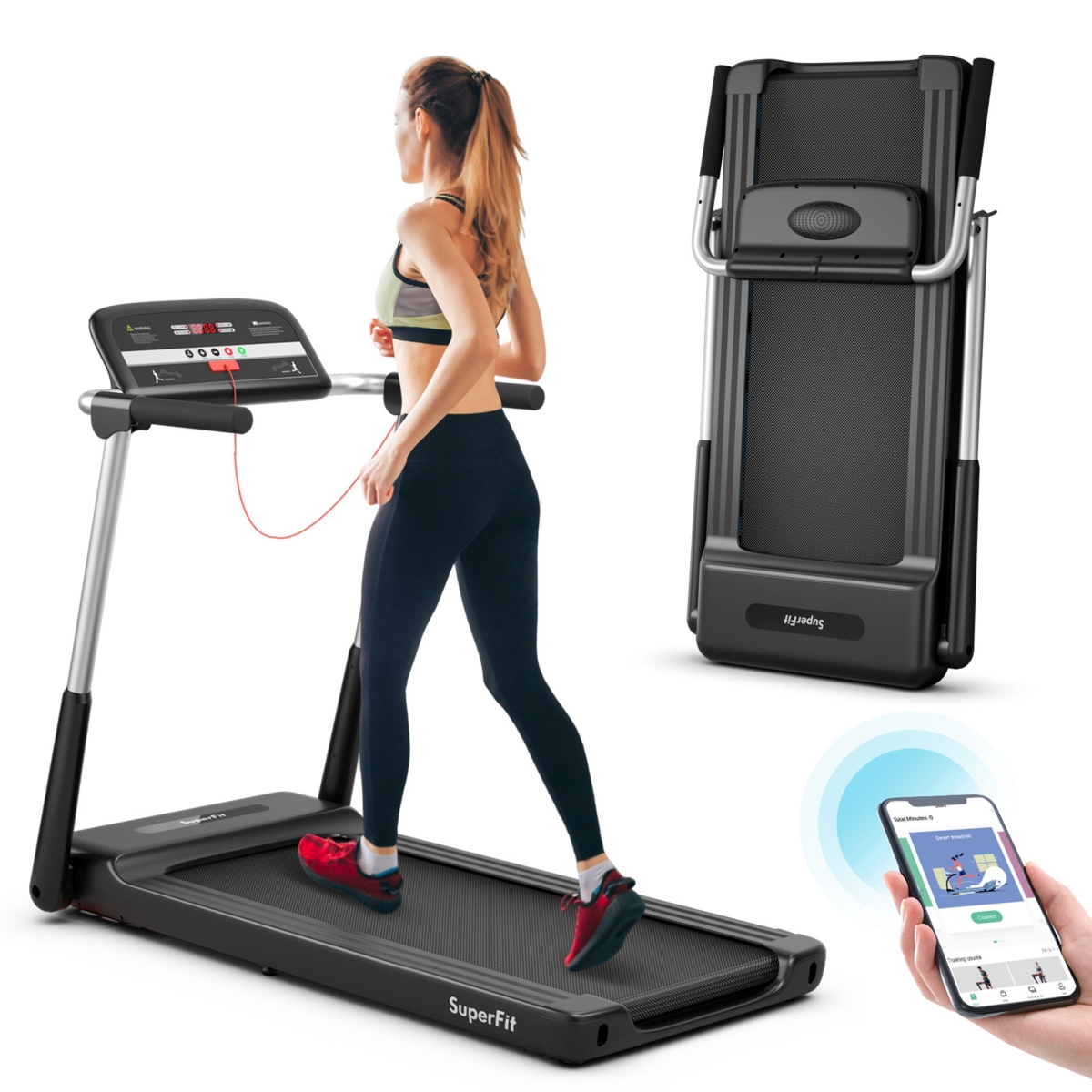 Click here for 2.25HP Folding Led Treadmill Electric Running Walk... prices