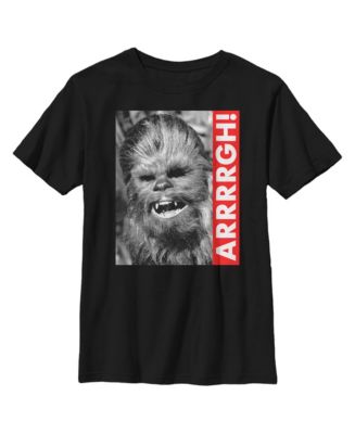 Boy's Star Wars: A New Hope Chewbacca Arrrrgh Black and White Scene ...