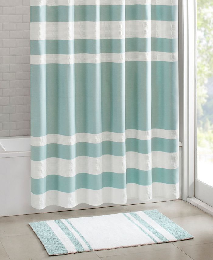 Madison Park Spa Reversible Cotton Bath Rug, 27" x 45" - Macy's