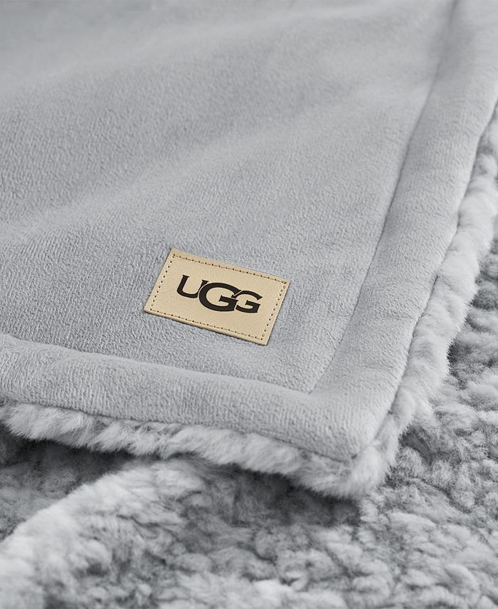 UGG® Sawyer Logo Throw, 50" x 70" - Macy's