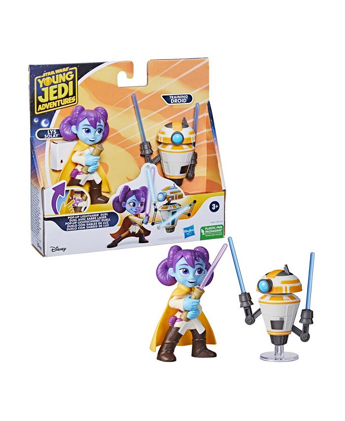 Young Jedi Adventures Star Wars Pop-up Lightsaber Duel Lys Solay and ...