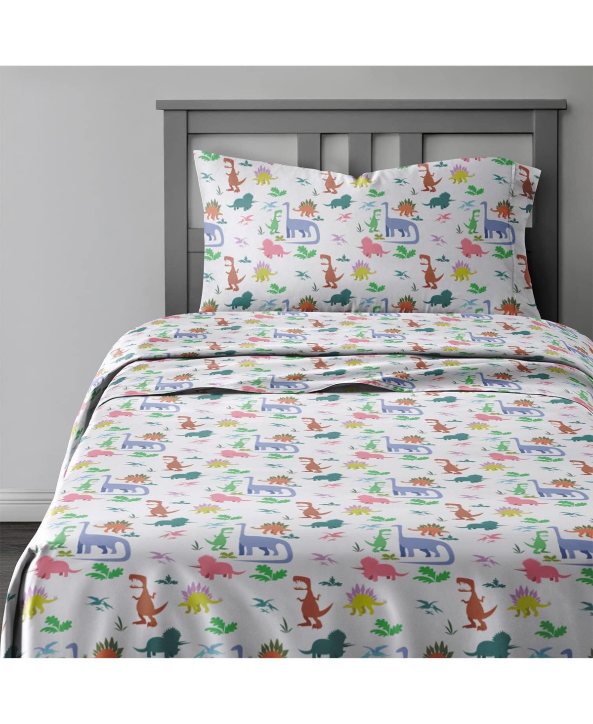 Click here for Kids 4 Piece Microfiber Sheet Set - Queen - Dinosa... prices